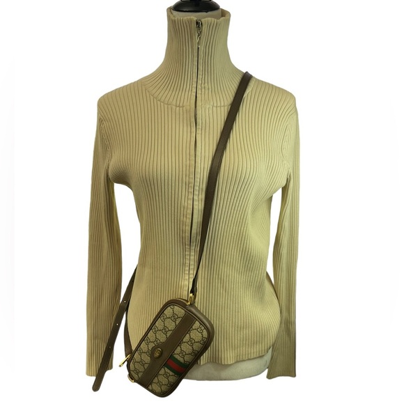 EVIE | Sweaters | Evie Medium Long Sleeve Zip Up Sweater Cream | Poshmark